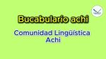 Vocabulario Achi: un Vocabulario Bilingüe Esencial – aprendeporti